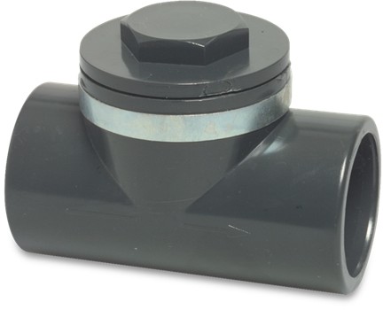 32mm PVC-U NON RETURN VALVE. (NO SPRING) - Aquarium Plumbing